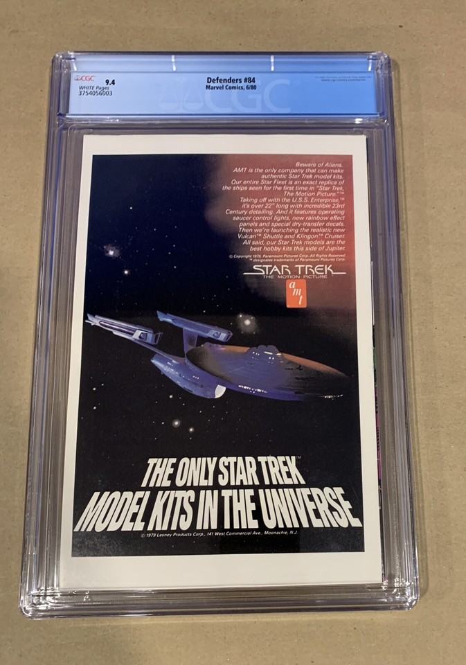 Defenders #84 CGC 9.4 1st Black Panther Namor Fight Atlantis vs Wakanda ...