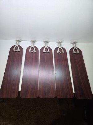 Hunter Ceiling Fan Blades 54" Reversible Dark & Light Wood Blade ...