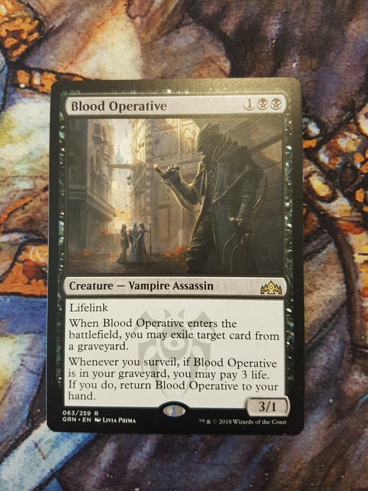 MTG - Guilds of Ravnica - Blood Operative (black, rare) | eBay