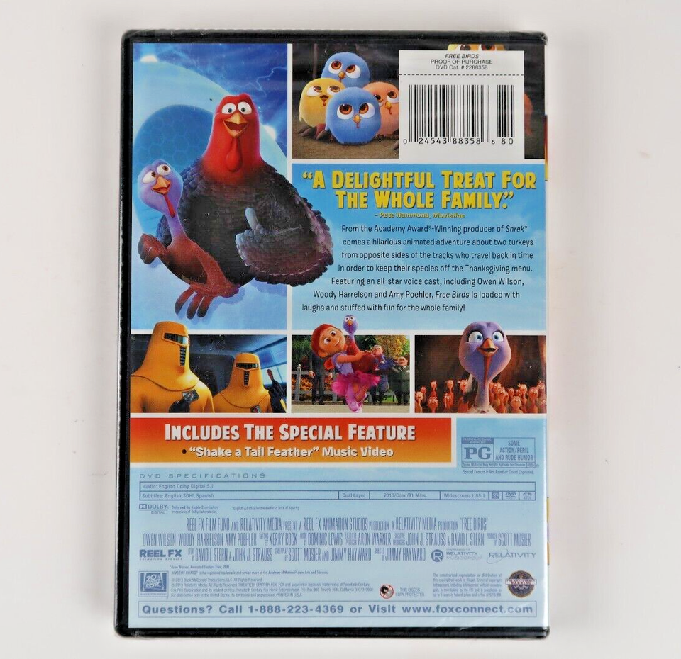 Free Birds (DVD, 2014) New Sealed 24543883586 | eBay