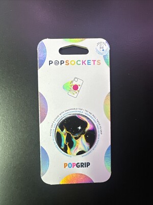 Pop Sockets PopGrip Phone Grip w/ Stand Swappable Design: Electric Oil ...