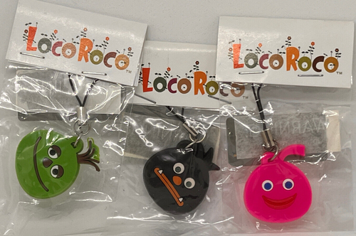 LOT OF 3 PSP PlayStation Portable LoCo RoCo Phone Charm PINK GREEN ...