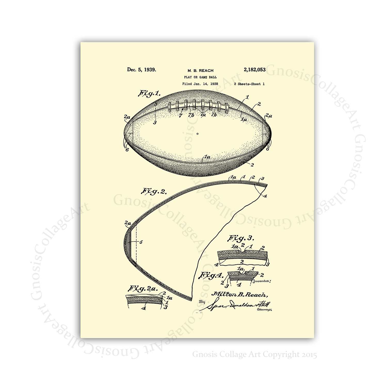 Football Decor set of 6 unframed Art Football Boys Room Decor Gift for ...