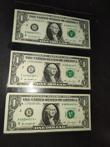 Lot of (3)Duplicate printed 2013 star notes | eBay