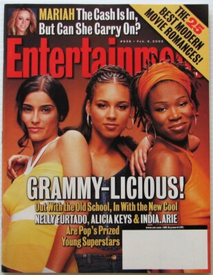 Entertainment Weekly 638 Feb 8 2002 Nelly Furtado Alicia Keys India ...