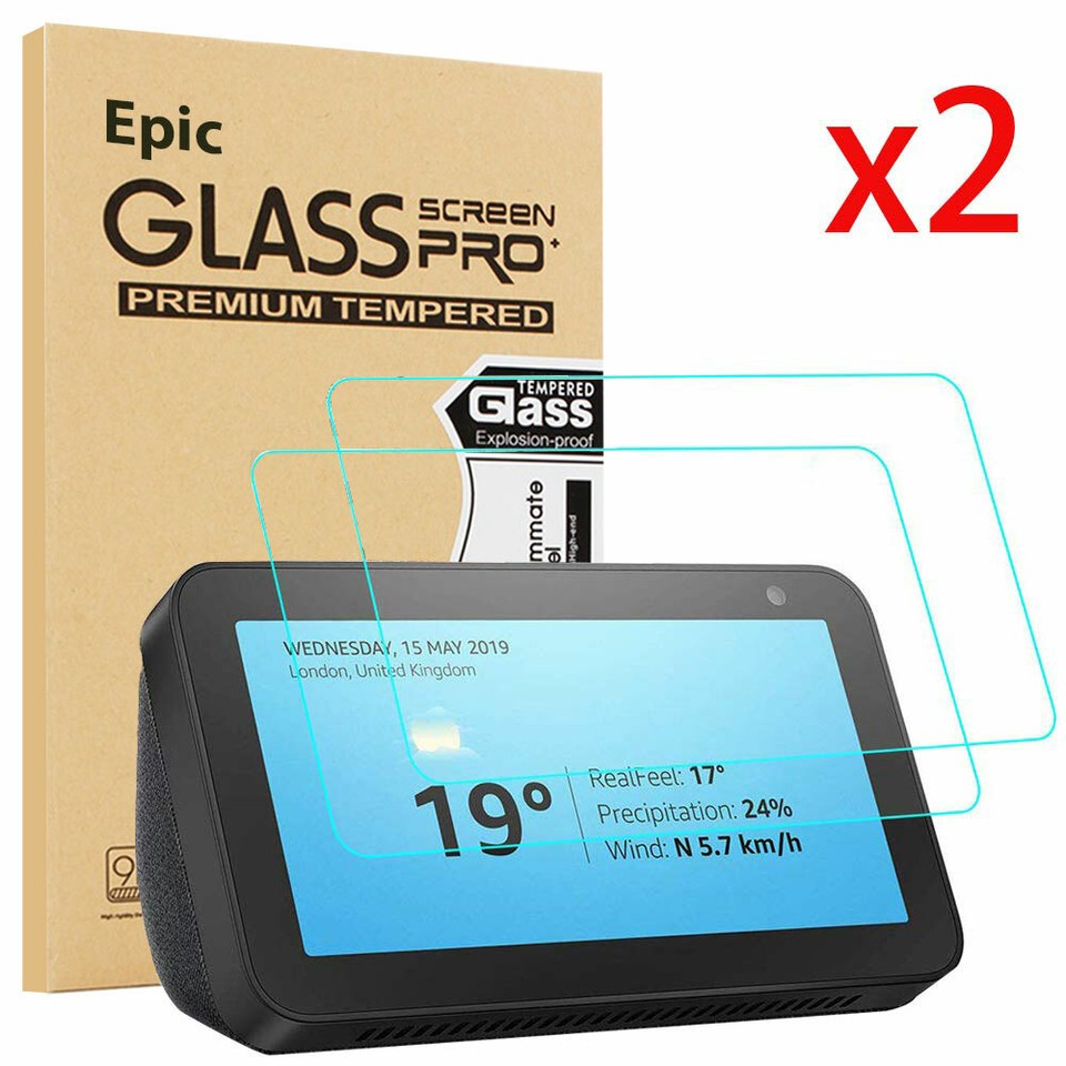2X Premium Tempered Glass Guard Screen Protector Saver For Amazon Fire ...