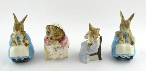 Beswick Backstamp 4 Group of 4 Beatrix Potter Figurines ERROR Stamp on ...