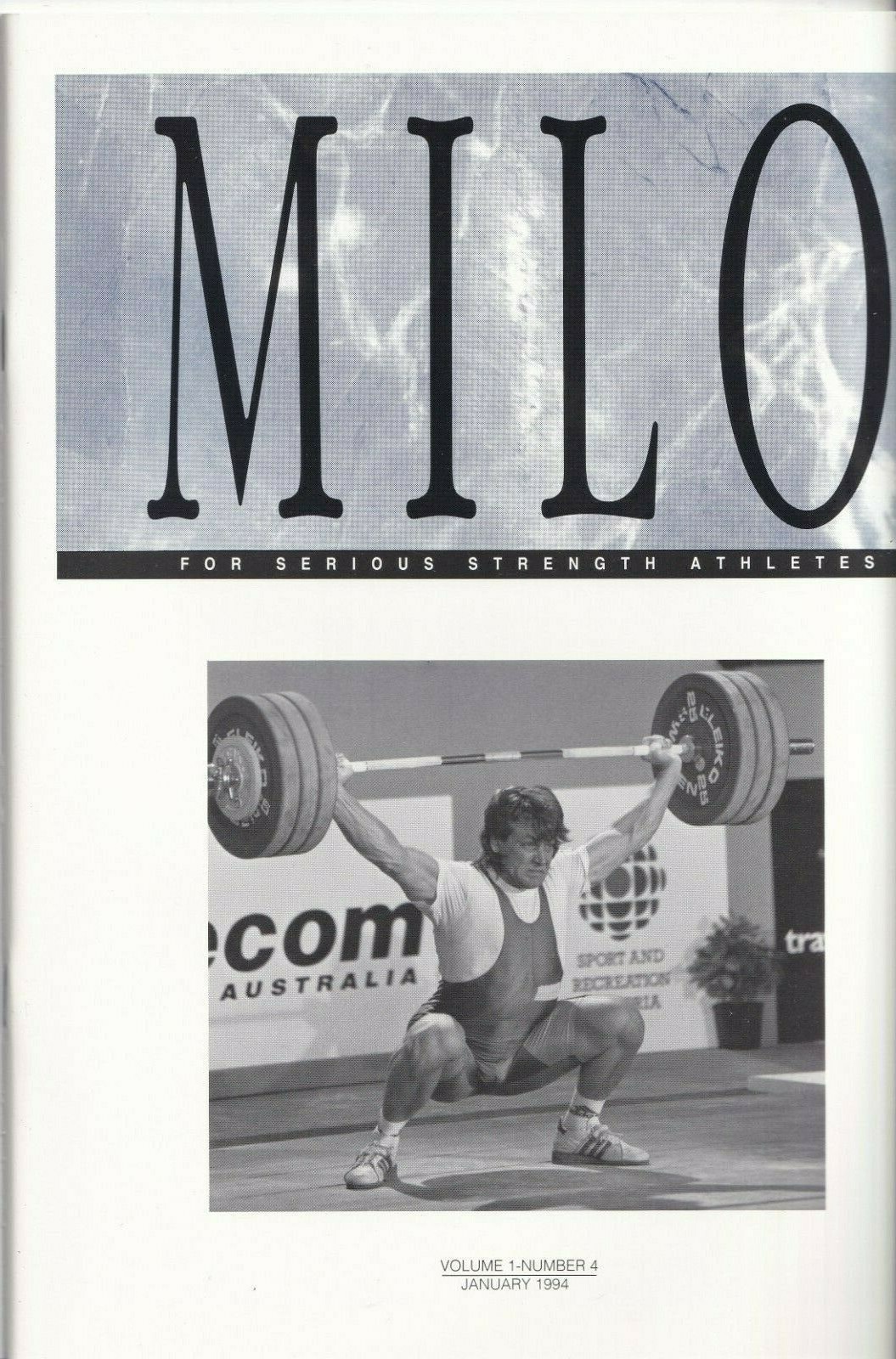 Milo Strongman Weightlifting Ivan Chakarov Pat Casey January 1994 ...