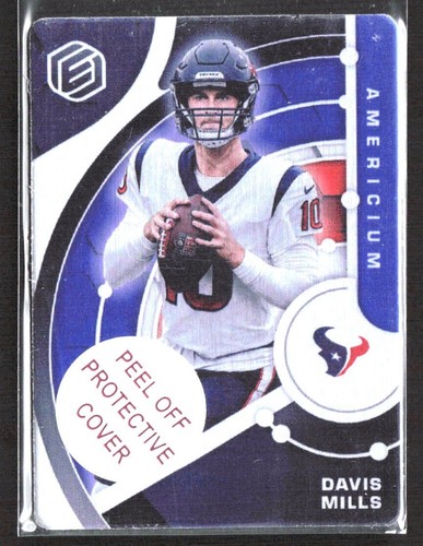 2022 Elements Davis Mills #40 RC,SN Americium /95 Rookie Card Houston ...