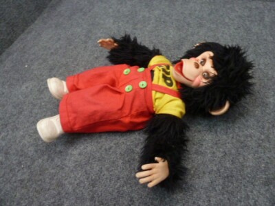 Vintage Zip The Monkey Rubber Face 16" Plush Doll Rushton Co. Zippy ...