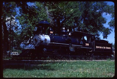 Original Rail Slide - DRGW Denver & Rio Grande Western 168 CO Springs ...