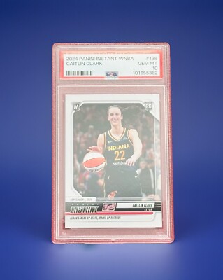 2024 Panini Instant Caitlin Clark WNBA Rookie Card RC #198 - PSA 10 | eBay