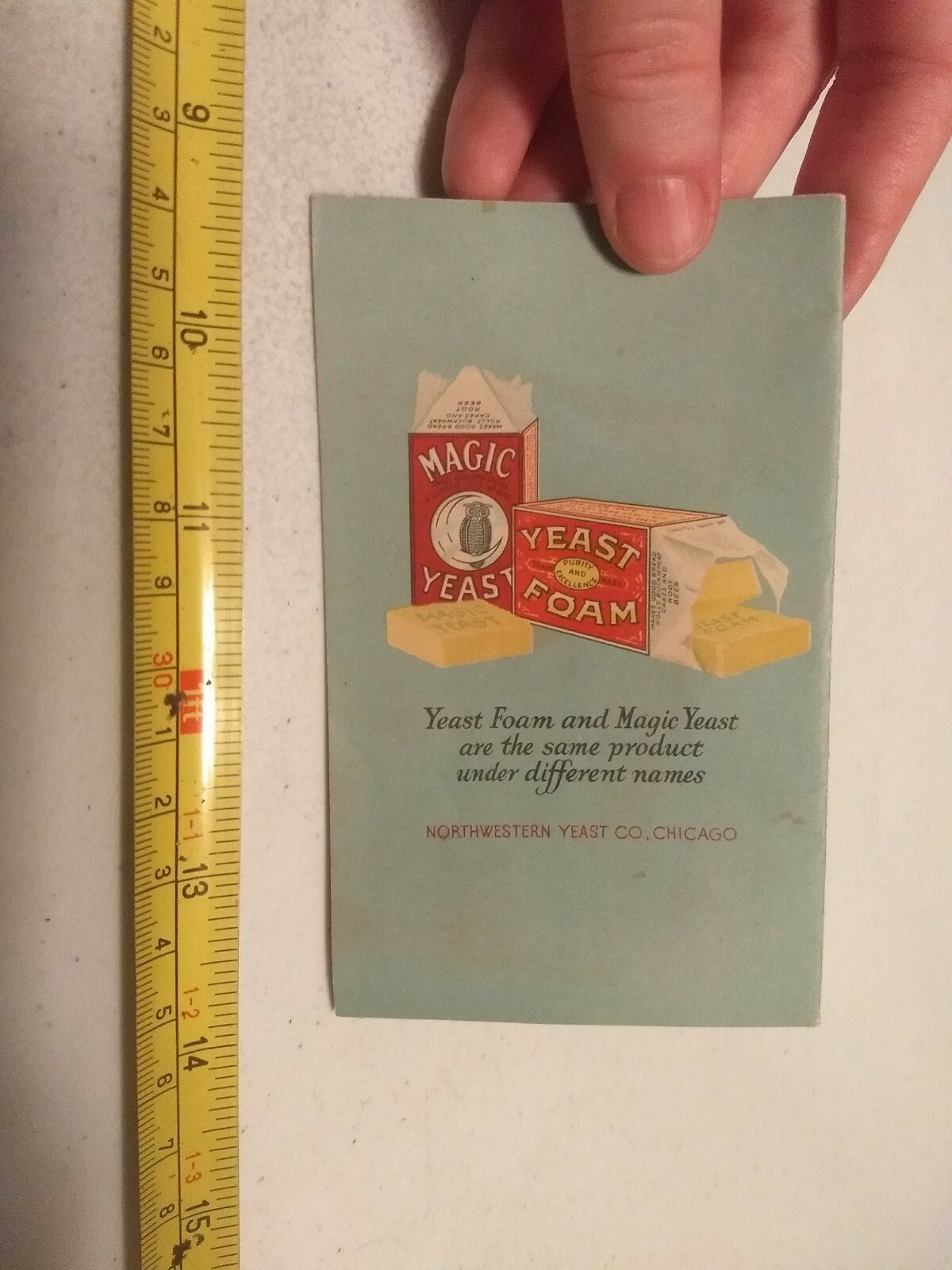 Vtg 1926 Yeast Foam Magic Yeast Northwestern Yeast Chicago Advertising ...