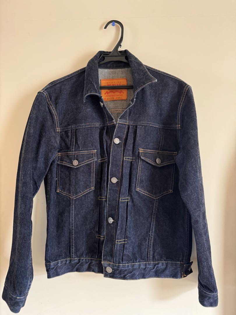 THE FLAT HEAD 6006w Denim Jacket Indigo Cotton Size 3… - Gem