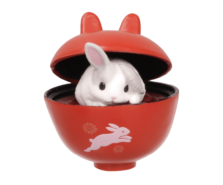 Japanese Blind Box Animal Cute Bunny Trinket Figure Gashapon Food ...