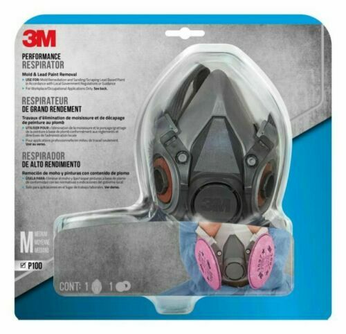 NEW 3M Performance 6200 6297 Half Face Respirator Medium with 2097 ...