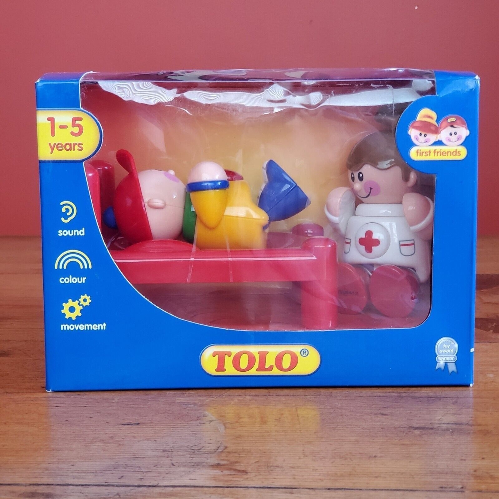 TOLO Toys First Friend #89990 In Hospital 3 Piece Nurse, Boy Patient ...