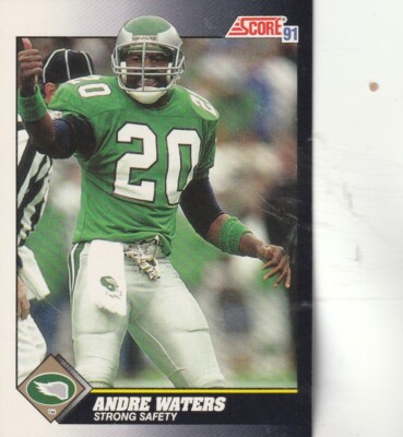 FREE SHIPPING-MINT-1991 Score Andre Waters #536 EAGLES | eBay