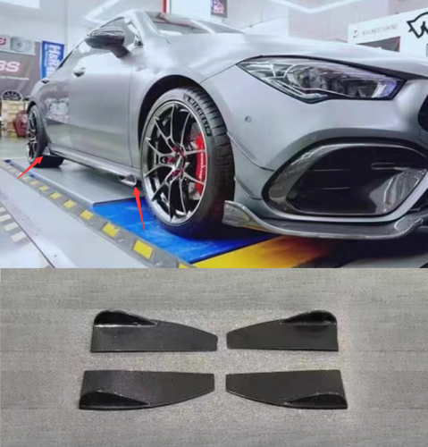 For Benz W118 CLA45 AMG 20-2024 Real Carbon Fiber Side Skirt Corner ...