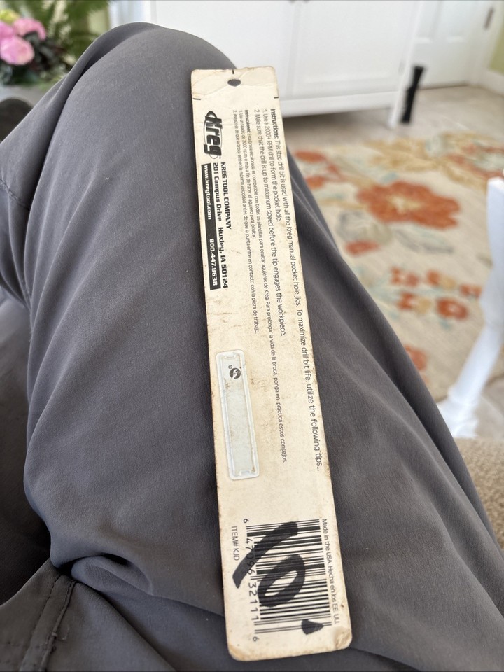 Kreg DKDB Stepped Drill Bit New In Original Package 647096323110| eBay