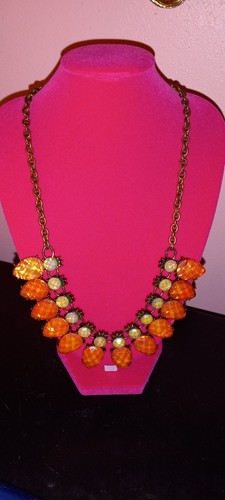 Vintage Beauty Chain Necklace With Sparkle Crystal | eBay