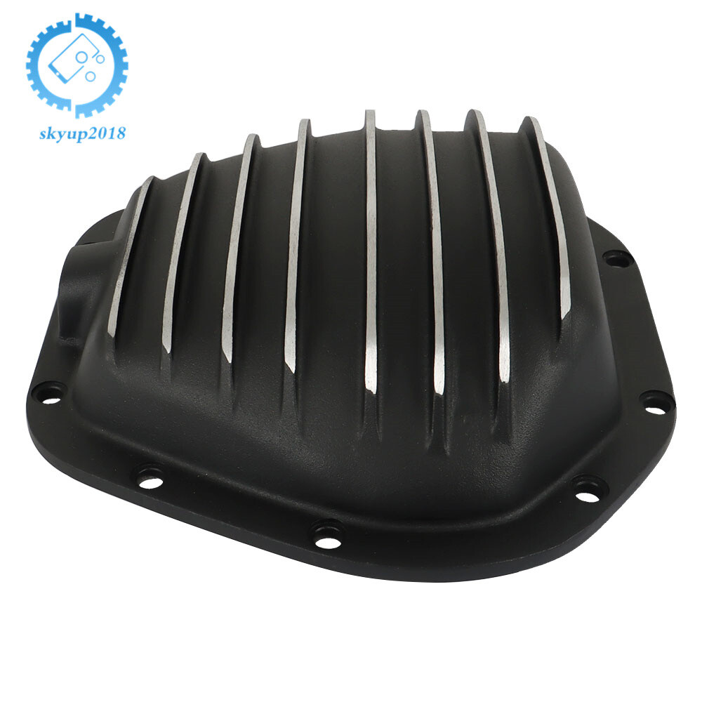Rear Black Aluminum Differential Cover w/Gasket & Drain Plug for Dana ...