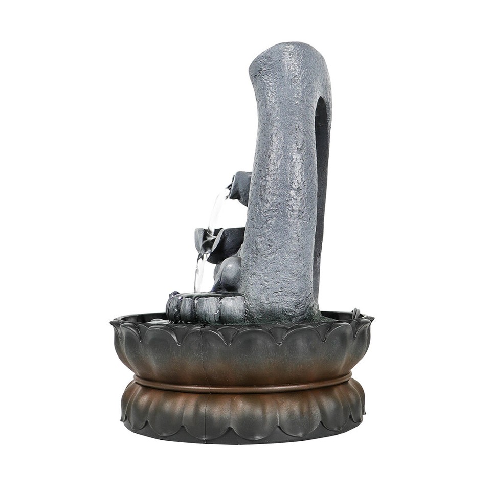 Fengshui Buddha Indoor Water Fountain for Zen Living Room Decoration ...
