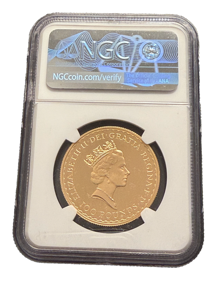 Great Britain 1988 Gold 1 oz 100 Pounds NGC PF69UC Britannia | eBay