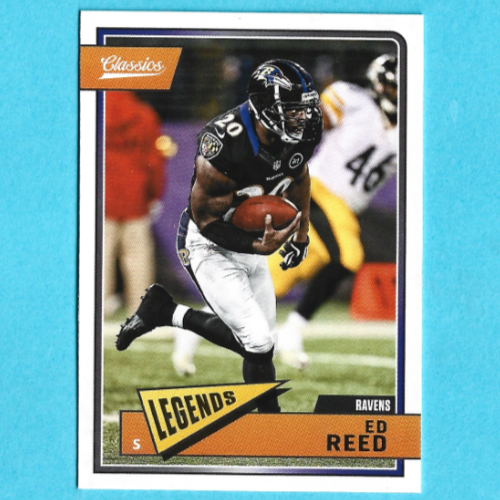 2018 Classics Baltimore Ravens Football Card #104 Ed Reed | eBay