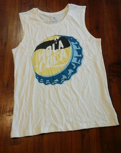 Target boy's yellow Hola for Cola muscle tee sz14 BNWOT (D23G5H72J89 | eBay