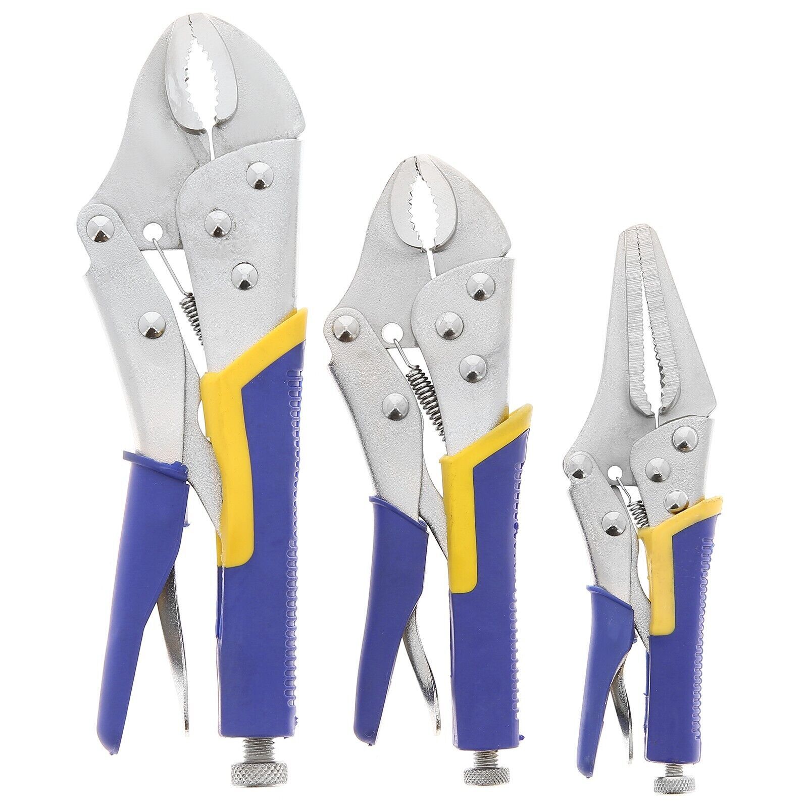 Qualtex MIS370 3-Piece Self-Locking Mole Grip Pliers for sale online ...