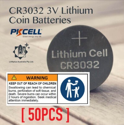 50x CR3032 3V Cell coin lithium button battery wholesale | eBay