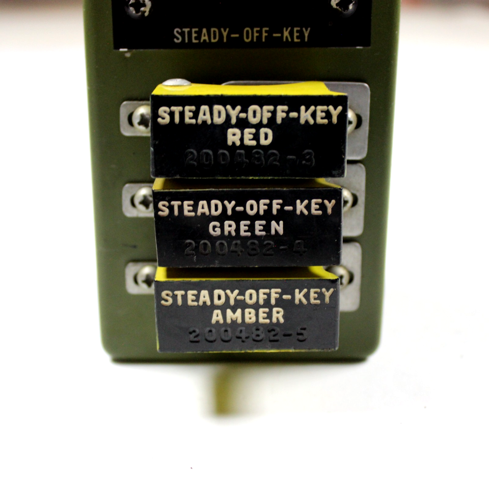 WW2 USAAF RECOGNITION LIGHTS STEADY-OFF-KEY CONTROL UNIT RED GREEN ...