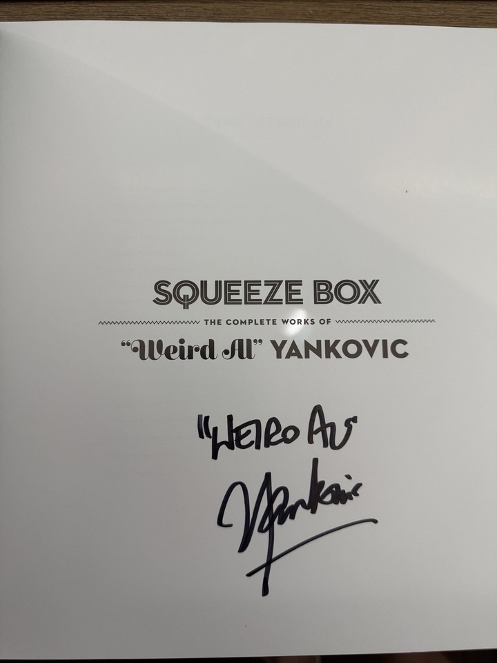Weird Al Yankovic VINYL Squeeze Box (2017): Complete Legacy boxset w ...