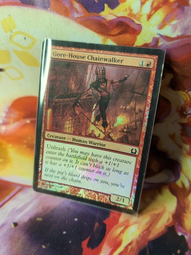 MTG Return to Ravannica GORE HOUSE CHAIN WALKER #96/274 Foil Card ...