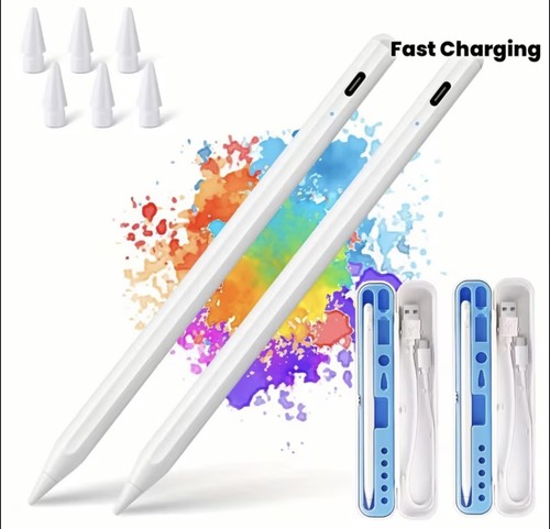 2 PC PENCIL STYLUS | TOUCH SCREEN PEN FOR APPLE SAMSUNG TABLETS | eBay