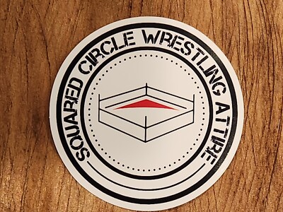 SQUARED CIRCLE Wrestling Sticker WWE WWF WRESTLER Laptop Sticker ...