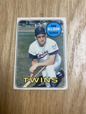 1969 Topps Baseball Bob Allison Minnesota Twins Card #30 | eBay