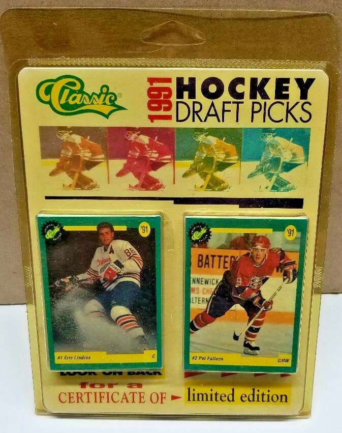 1991 Classic Hockey Draft Picks Set of 50 Cards Sealed - Eric Lindros ...
