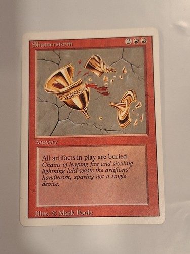 Shatterstorm - Revised Magic the Gathering MTG Nice! | eBay