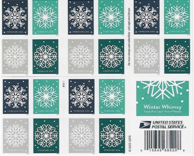 US Winter Whimsy Forever Stamp Scott #5948-5951 | eBay