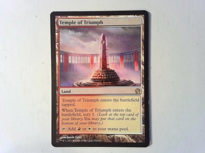 Temple of Triumph Theros - Magic the Gathering MTG - Land | eBay