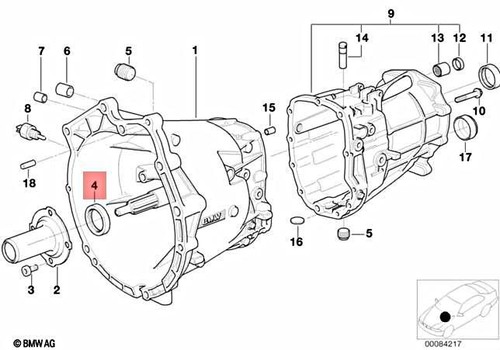 Genuine Input Shaft Seal 35x64x8 BMW E36 E46 E34 E39 E38 23211224820 | eBay