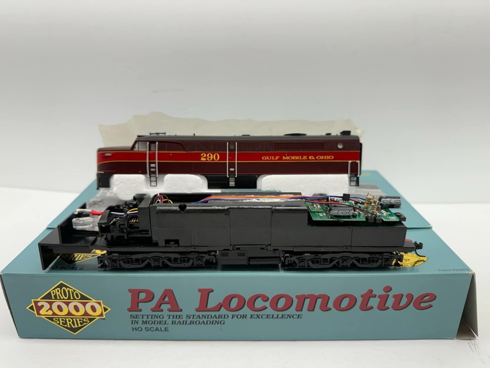 Proto 2000 HO #290 GM&O #21662 PA Diesel Locomotive With Mars Light | eBay