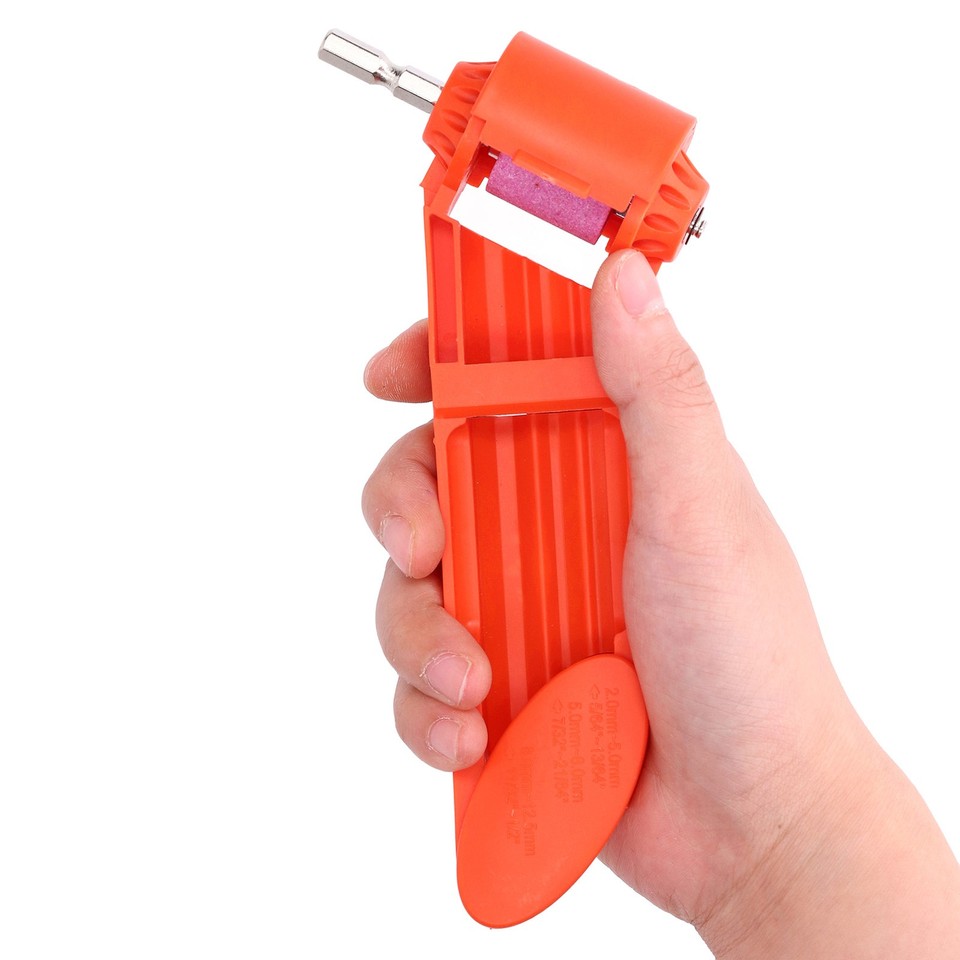 (Orange)Bit Sharpener Knife Sharpener Drill Drill Sharpener Grinding ...
