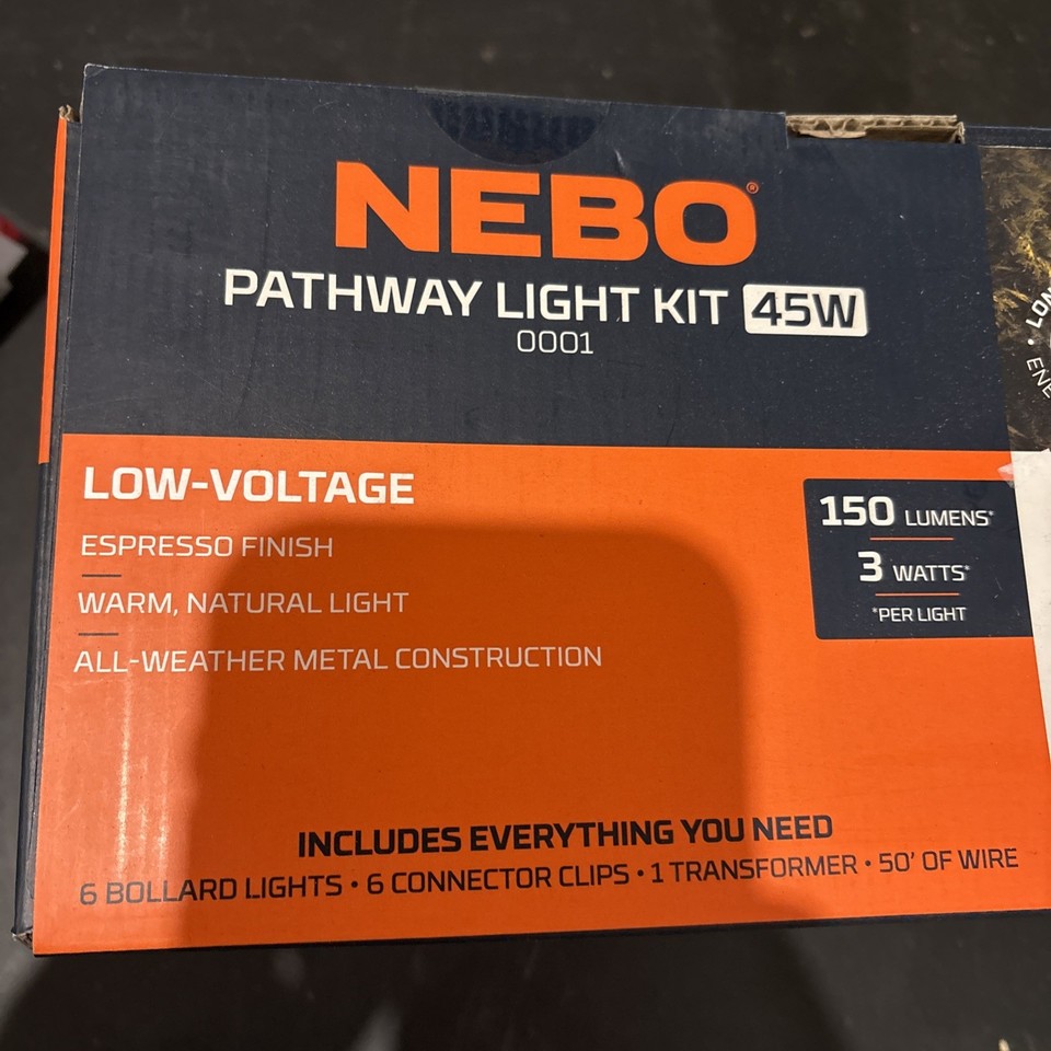 NEBO Pathway Light Kit : 45W Low Voltage LED Bollard Light 6-pk ...