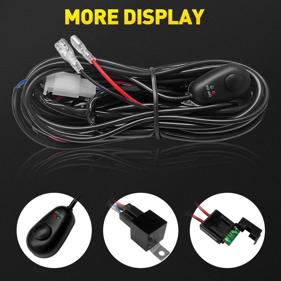 2x 28'' LED Work Light Bar Spot Offroad SUV Boat Truck Driving Lamp 12V ...