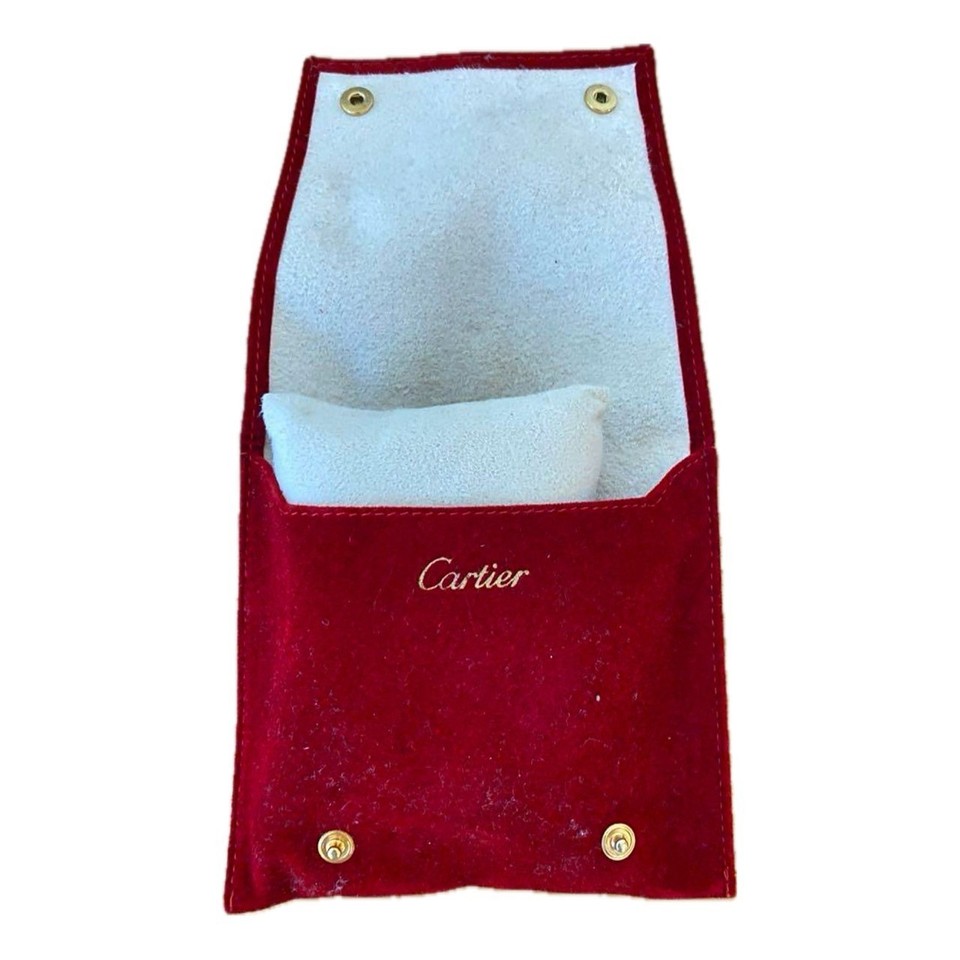 Cartier Watch Must de Colisee Vermeil Quartz Ivory Navy SM Vintage Rare ...