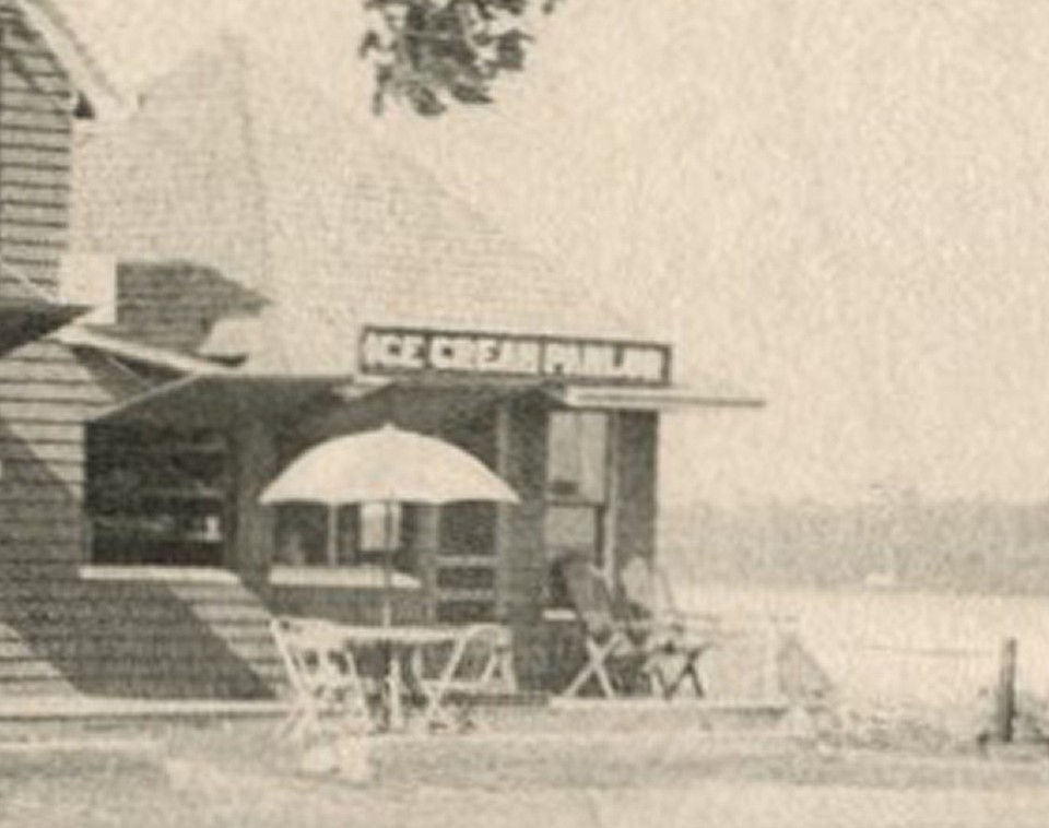 Orr's Island Maine Lily Lucas Ice Cream Parlor ME Advertising Postcard ...