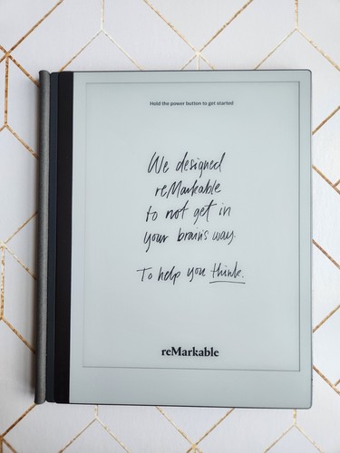 reMarkable 2 Bundle - Authentic Leather Book Folio, Marker Plus, Extra ...